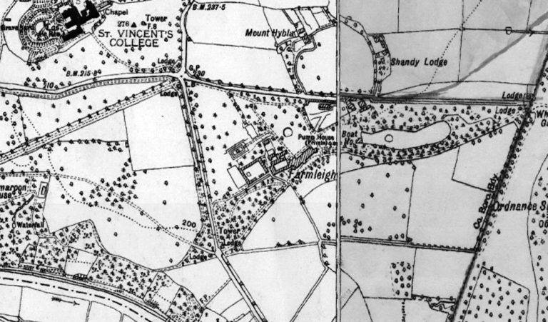 Farmleigh in 4th Edition 6 Inch OSI Map of 1938 | Farmleigh House and ...