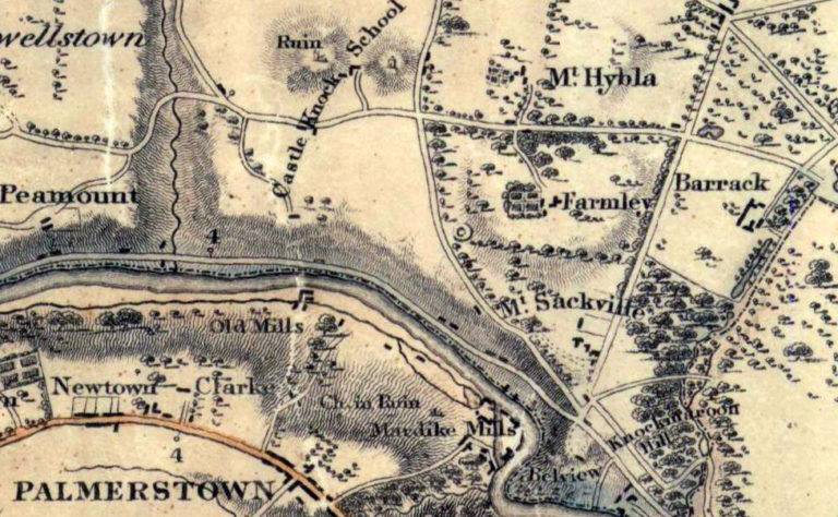 Farmleigh in Duncan Map of 1821 | Farmleigh House and Estate