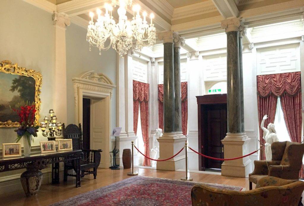 The Entrance Hall at Farmleigh. OPW | Farmleigh House and Estate